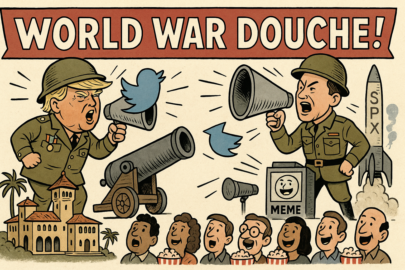 World War Douche Begins! Musk Sacks Mar-A- Lago – WOYJO